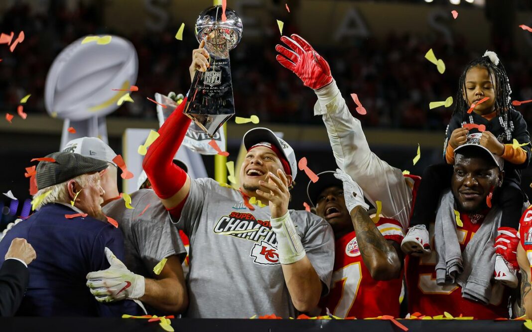 How many rings does Patrick Mahomes have after Super Bowl LVII 2023
